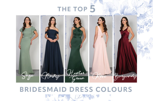 Top Five Colours for Bridesmaid Dresses - Richard Designs